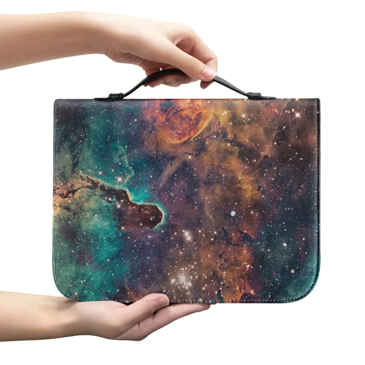 3D Fashion Nebula Star Design Bible Storage Bag Church Prayer Handbag ...
