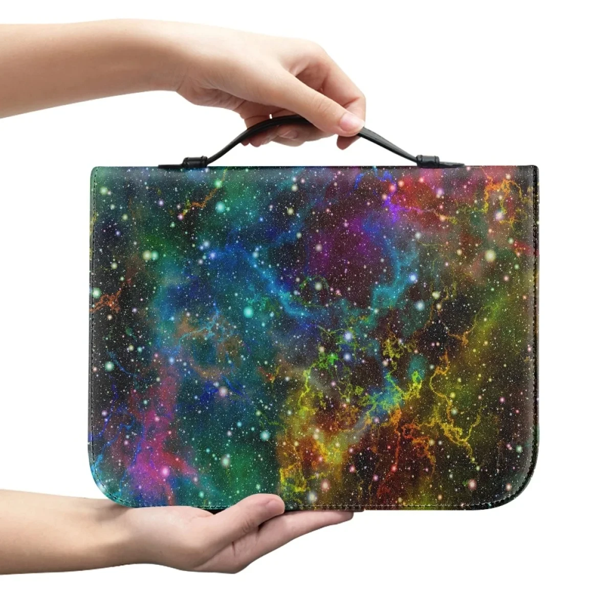 3D Fashion Nebula Star Design Bible Storage Bag Church Prayer Handbag ...