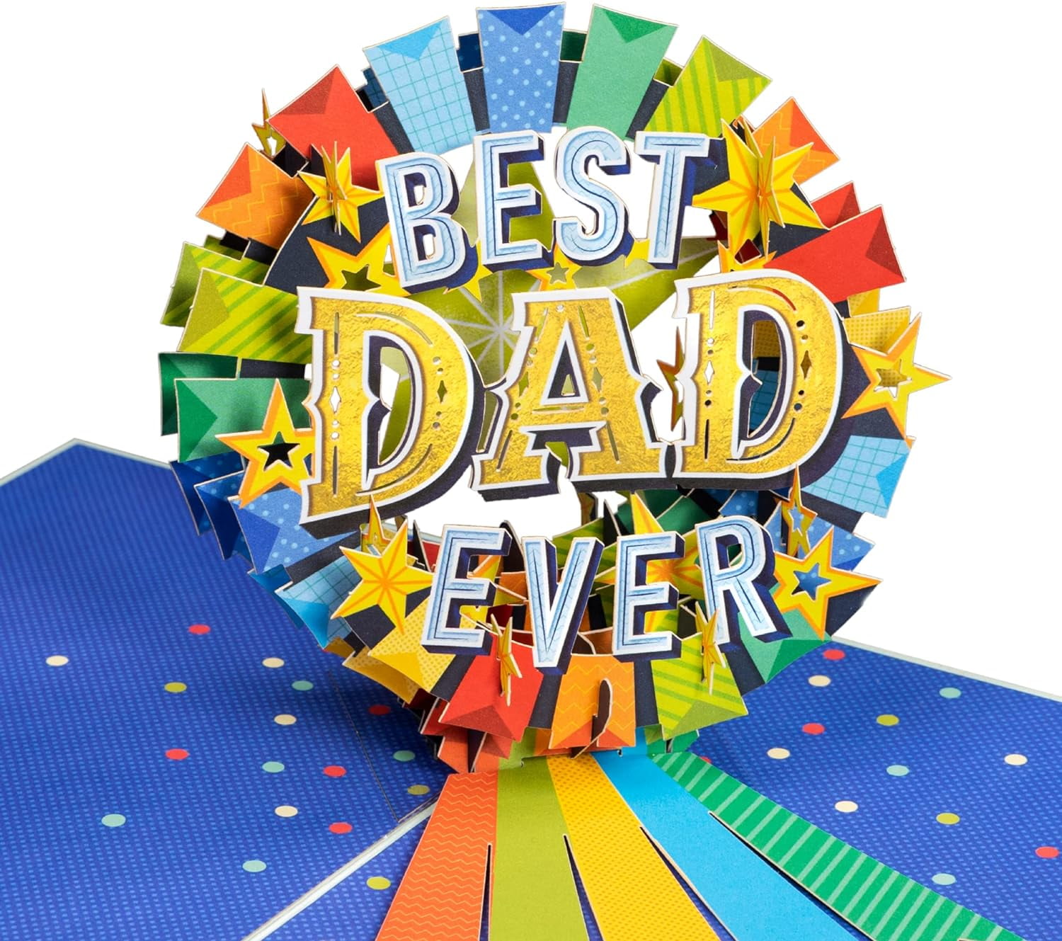 3D Fathers Day Pop Up Card, Best Dad Award, Gift For Dad, Husband ...