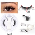 3D Faux Mink Magnetic False Eyelashes, Natural Look No Glue Reusable ...