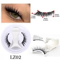 3D Faux Mink Magnetic False Eyelashes, Natural Look No Glue Reusable ...