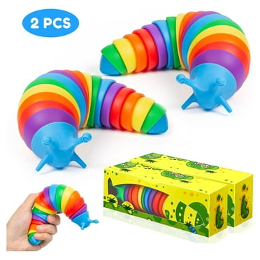 hand2mind Express Your Feelings Rainbow Sensory Fidget Tubes, Calm Down ...
