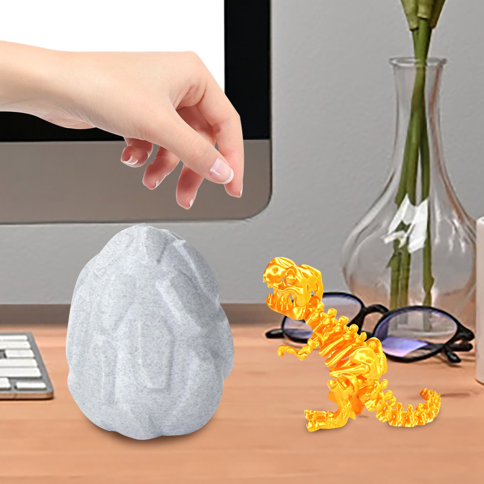 3D Fidget Toys, Tyrannosaurus Rex, Tyrannosaurus Rex Toy, 3D Printed ...