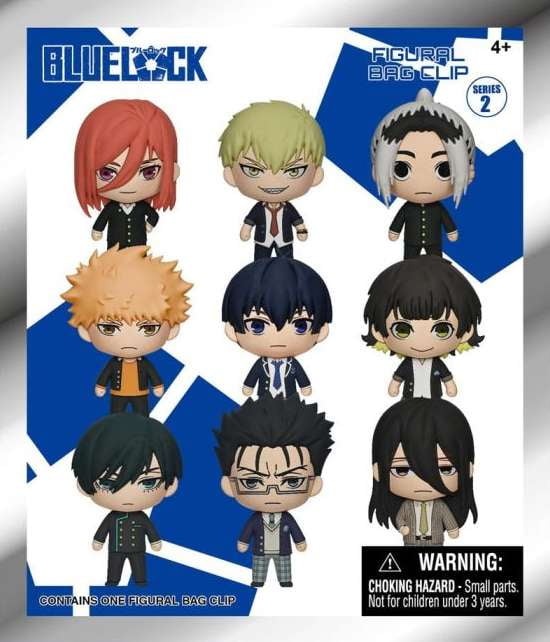 3D Figural Bag Clip Blue Lock Series 2 Mystery Pack [1 RANDOM Figure ...