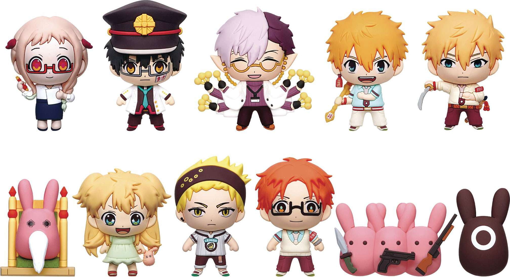 3D Figural Bag Clip Toilet-Bound Hanako-kun Series 1 Mystery Box (24 Packs) - Walmart.com