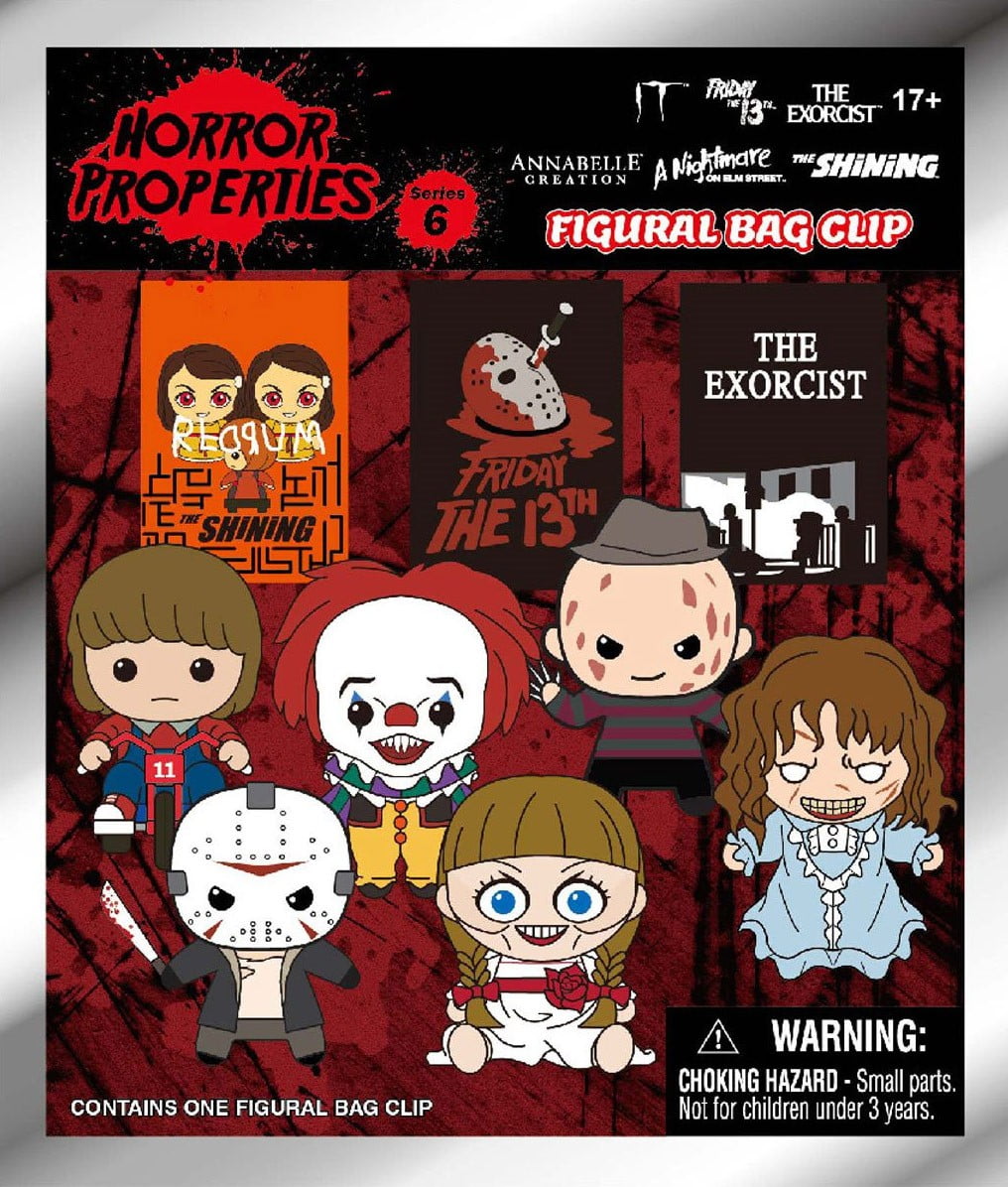 WB Horror S6 Collectible 3D Figure Bag Clip - Walmart.com
