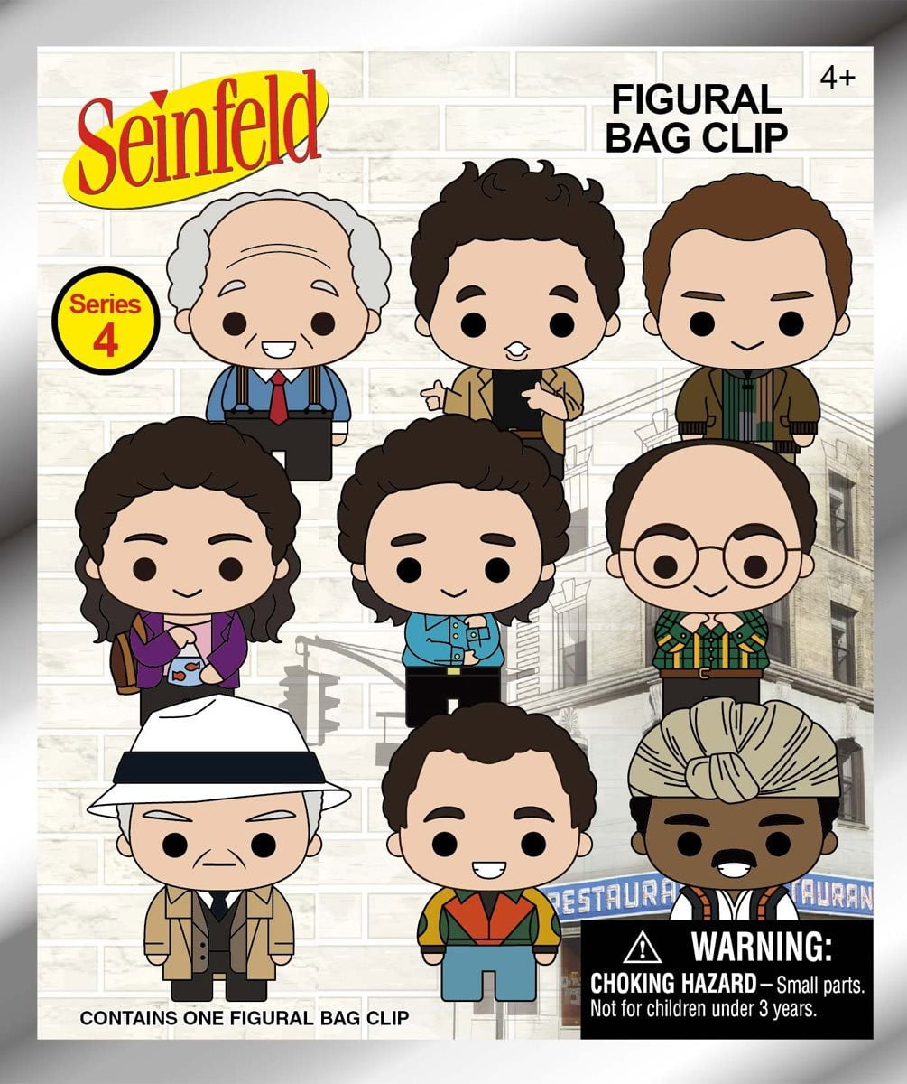 3D Figural Foam Bag Clip Seinfeld Series 4 Mystery Pack (1 RANDOM ...