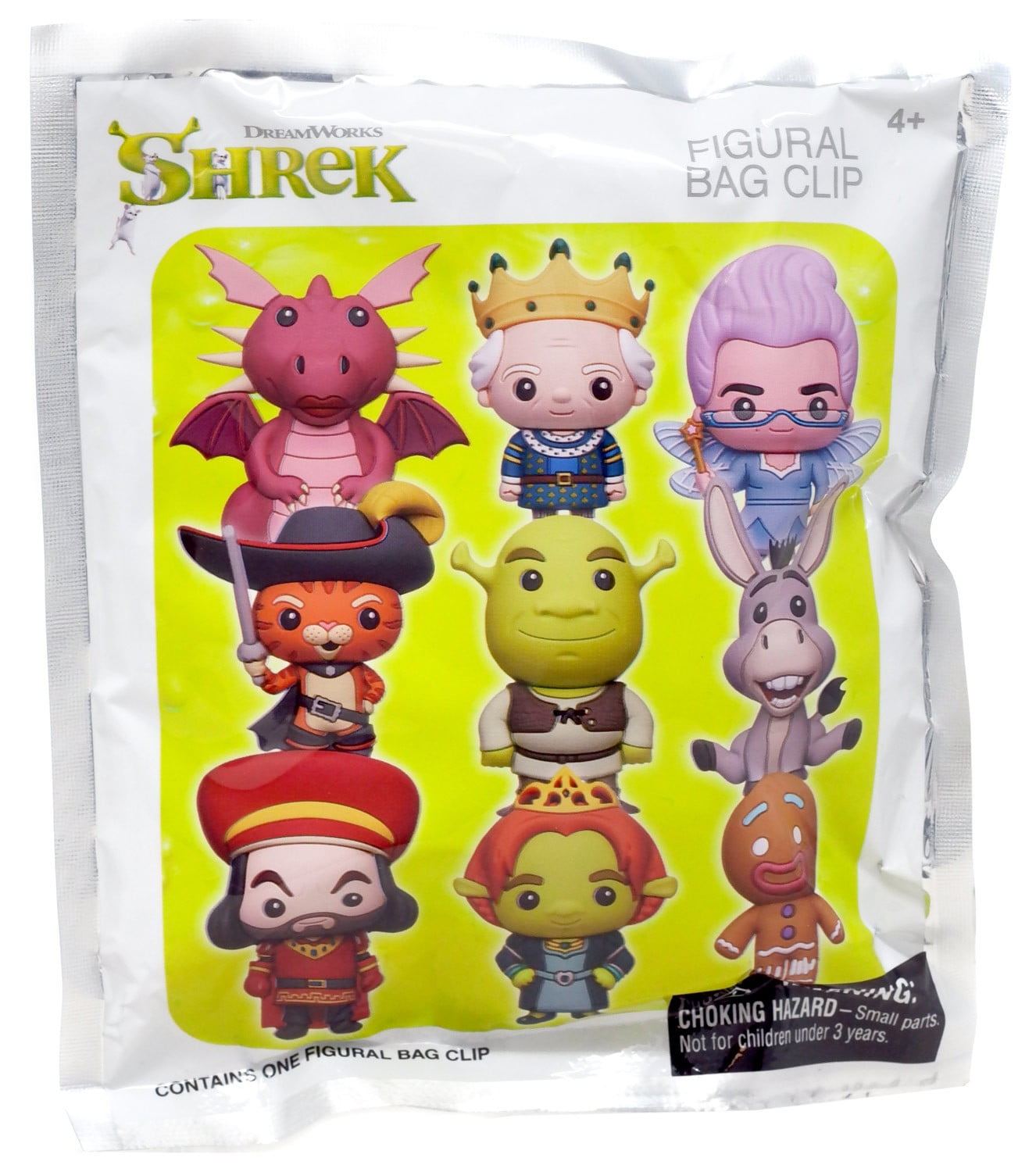 Shrek Series 1 Figural Foam Bag Clips, 1 Random Figure - Walmart.com