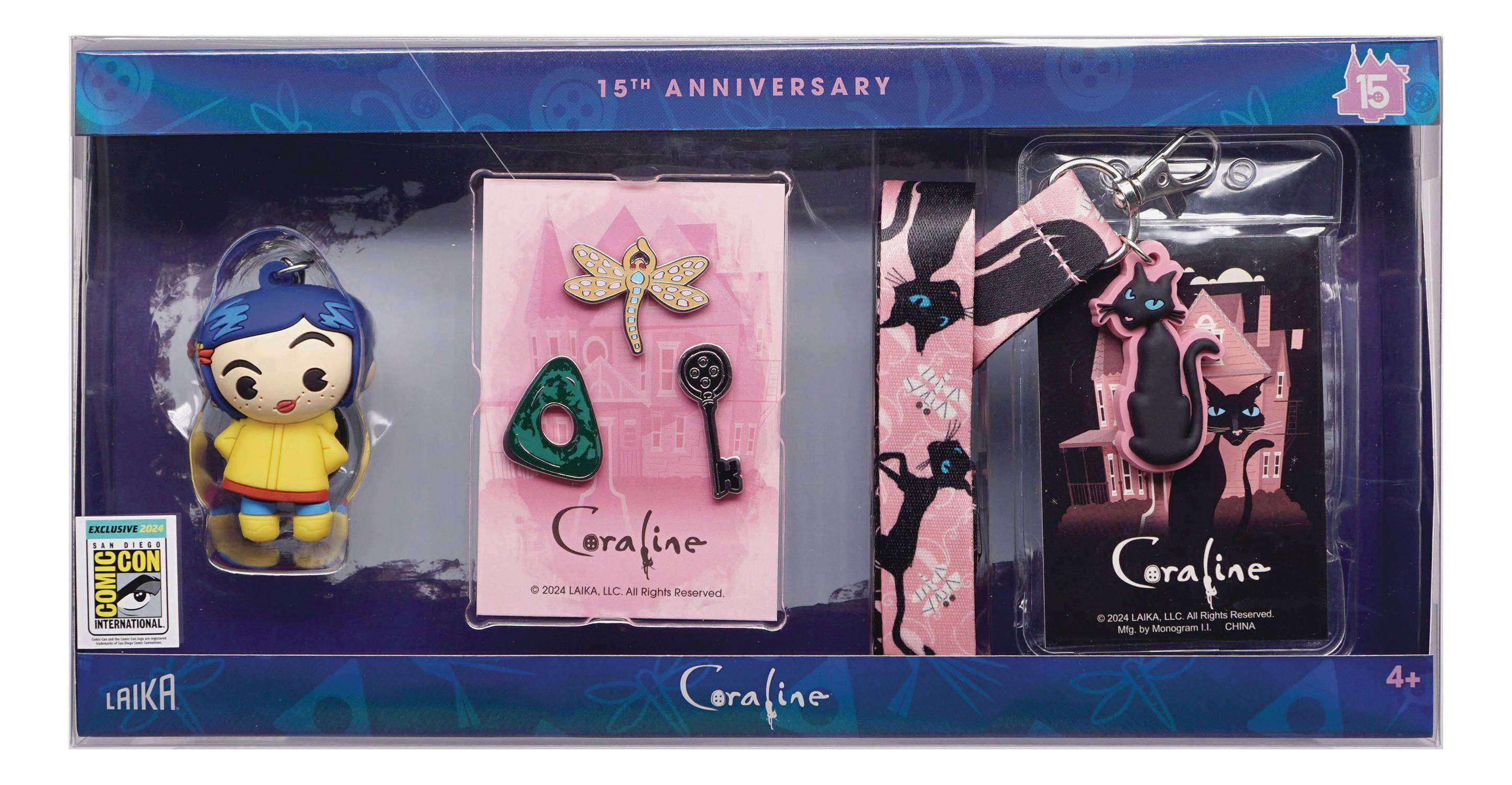 3D Figural Foam Clip Coraline Deluxe Gift Set - Walmart.com