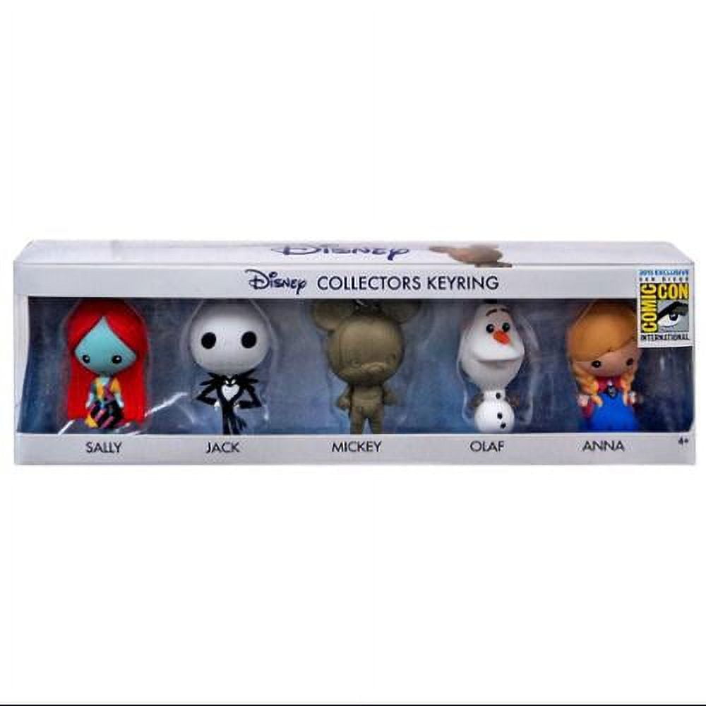 3D Figural Keychain Disney Collectors Keyring 5-Pack Set - Walmart.com