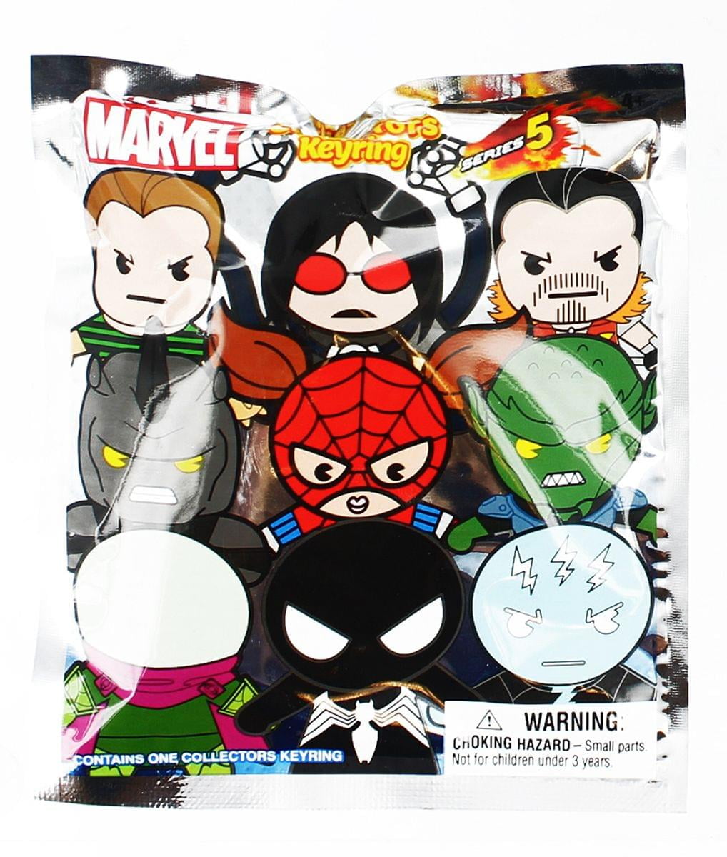 3D Figural Keychain Marvel Series 5 Mini Figure Keyring Mystery Pack ...