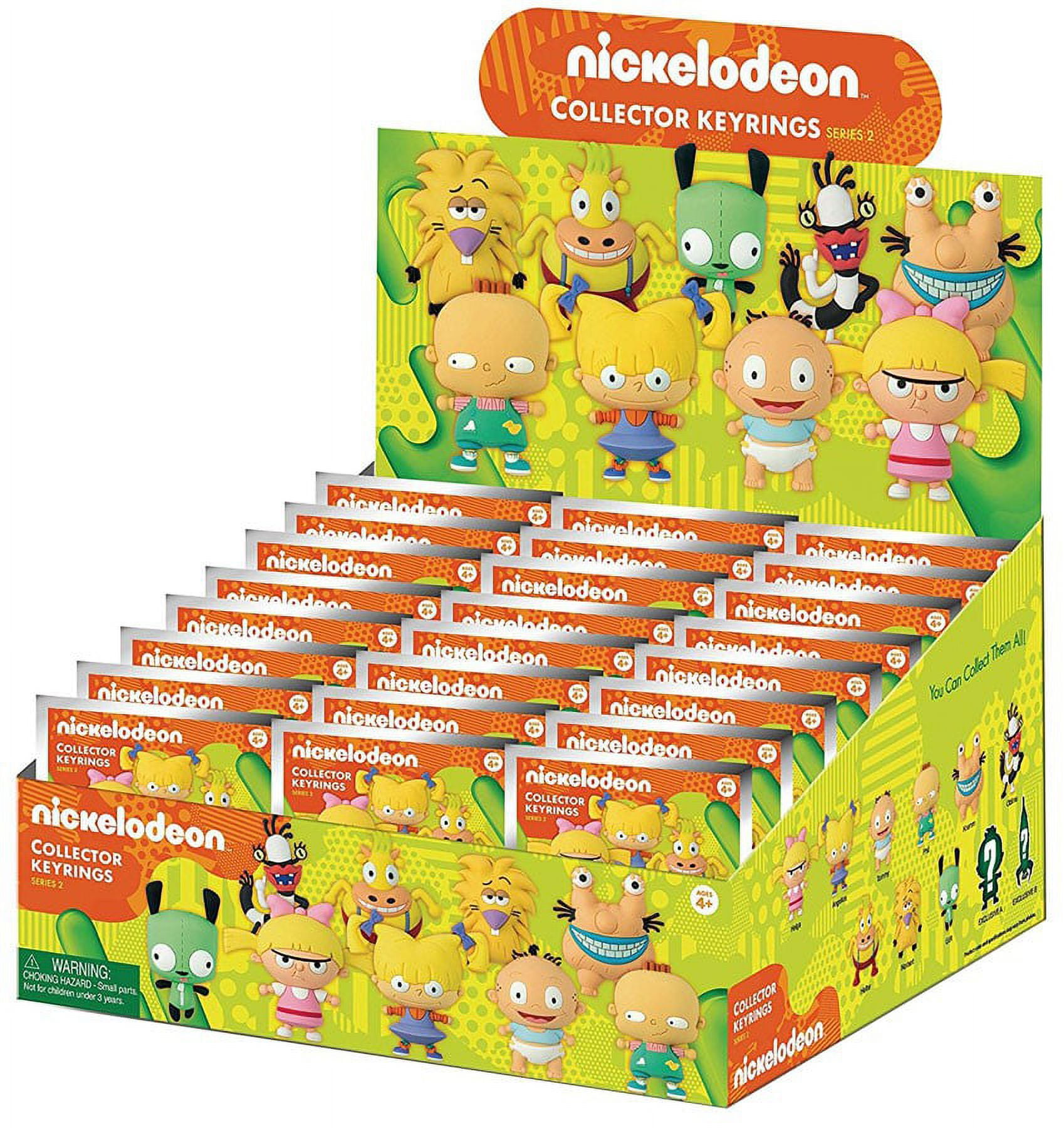 3D Figural Keyring Nickelodeon Series 2 Mystery Box [24 Packs ...