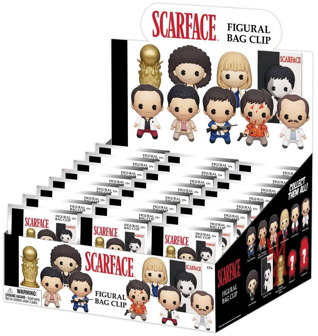3D Figural Keyring Scarface Mystery Box (24 Packs) - Walmart.com