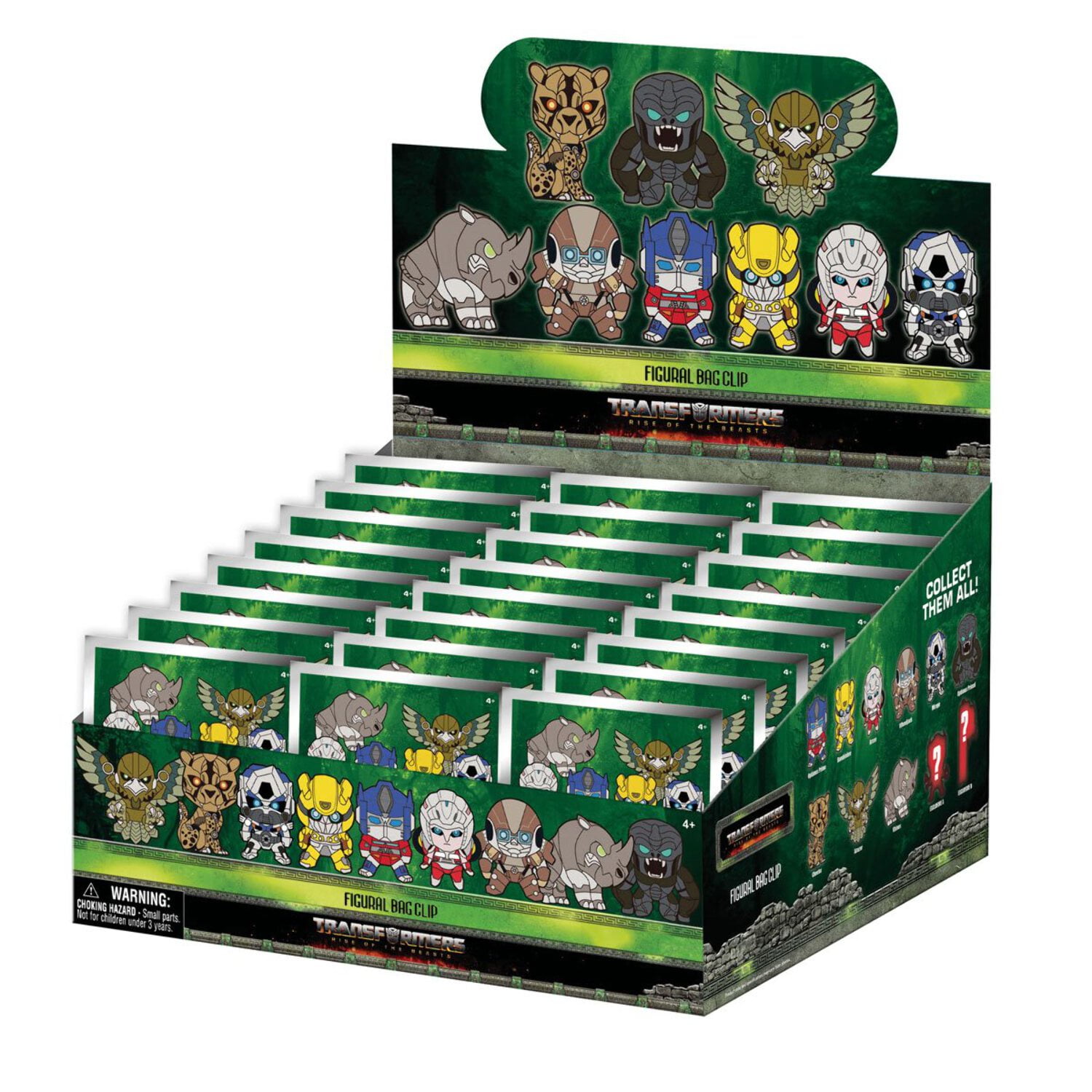 3D Figural Keyring Transformers Rise of the Beasts Series 1 Mystery Box ...