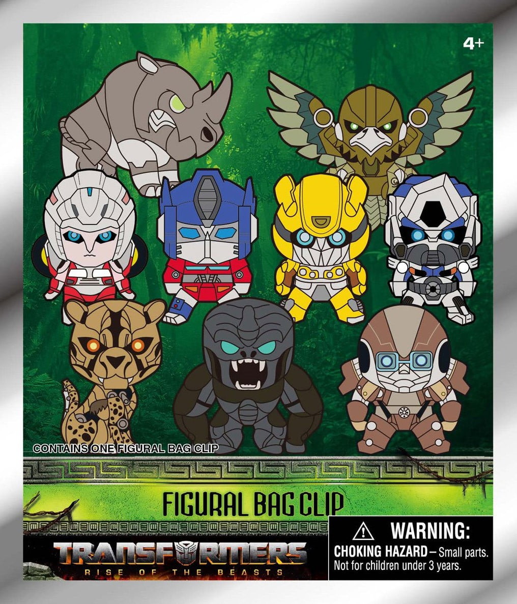 3D Figural Keyring Transformers Rise of the Beasts Series 1 Mystery ...