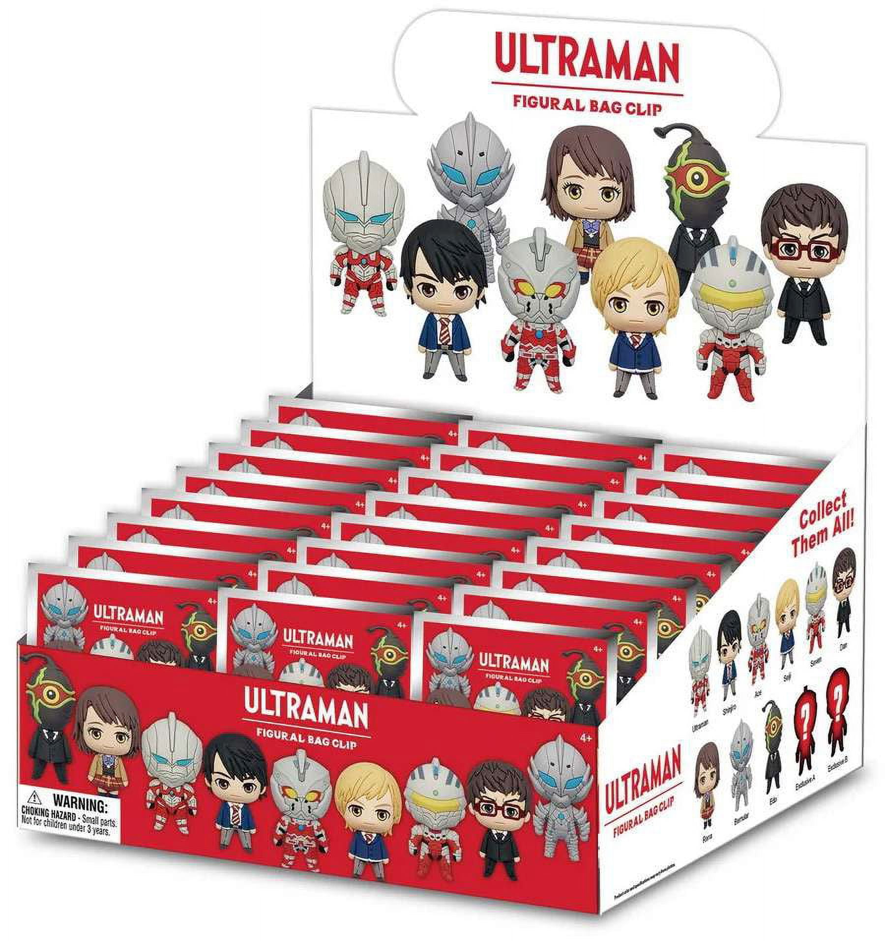 3D Figural Keyring Ultraman Mystery Box (24 Packs) - Walmart.com