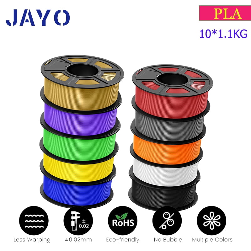 3D Filament PLA 8Rolls 10Rolls 175mm 3D printing no bubbles no drawing ...