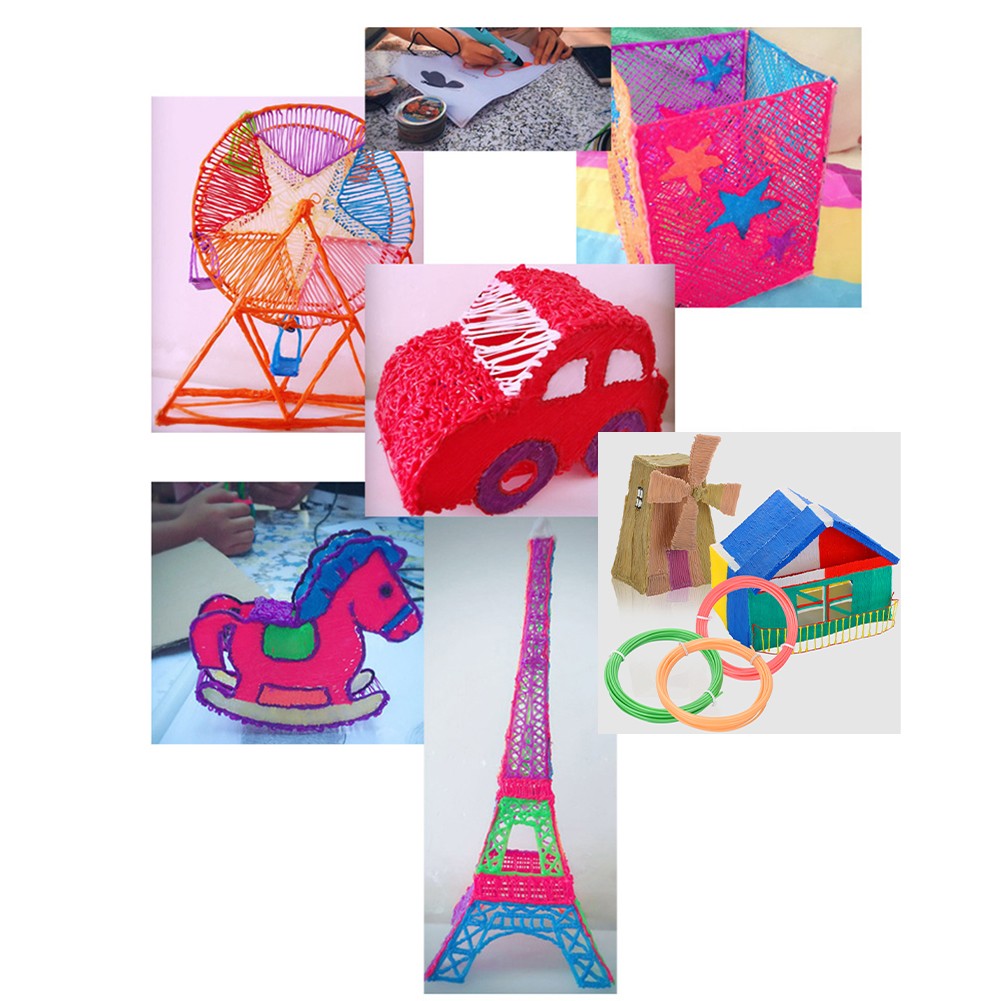 3D Filament Replacement for 3DPrinter Filament 1.75mm for PLA 3D Filament Set 3M-30 YIWEI ...