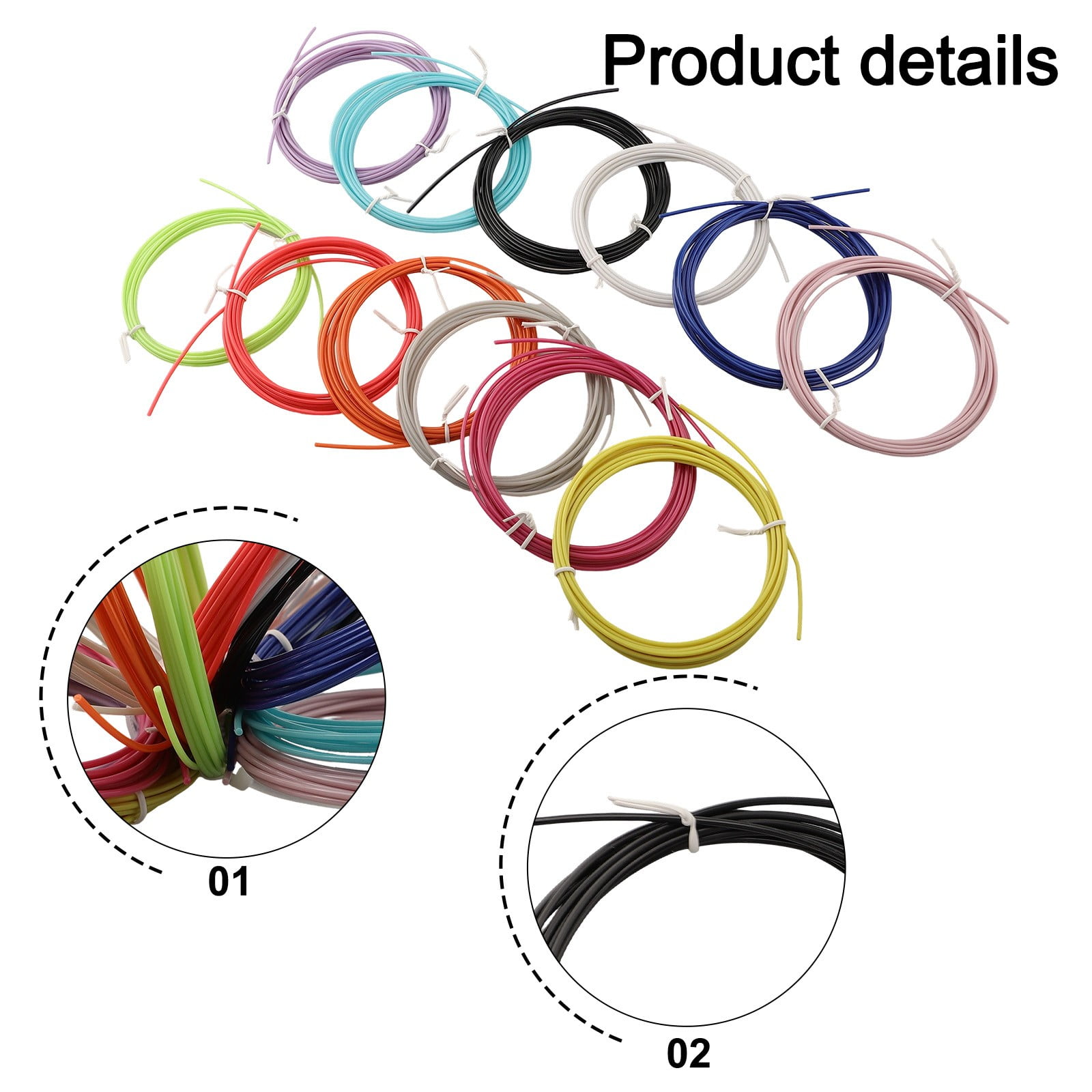 3D Filament Replacement for 3DPrinter Filament 1.75mm for PLA 3D ...