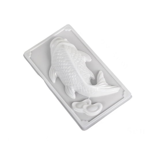 3D Fish and Coin Mold for Baking & Steaming – 11.22 x 6.1 Inch PP ...