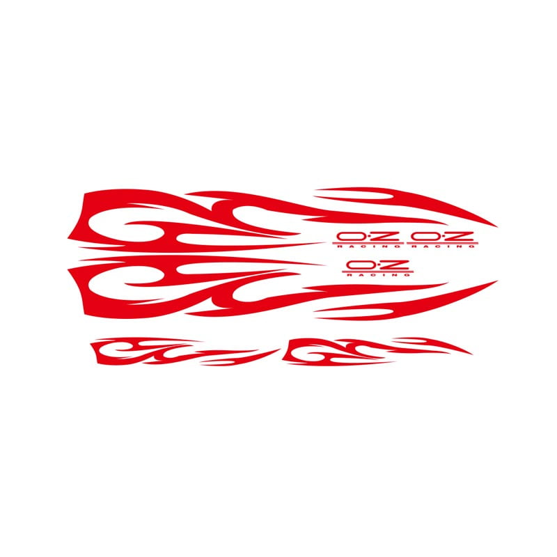 3D Flame Totem Decals Car Stickers Full Body Car Styling Vinyl Decal ...