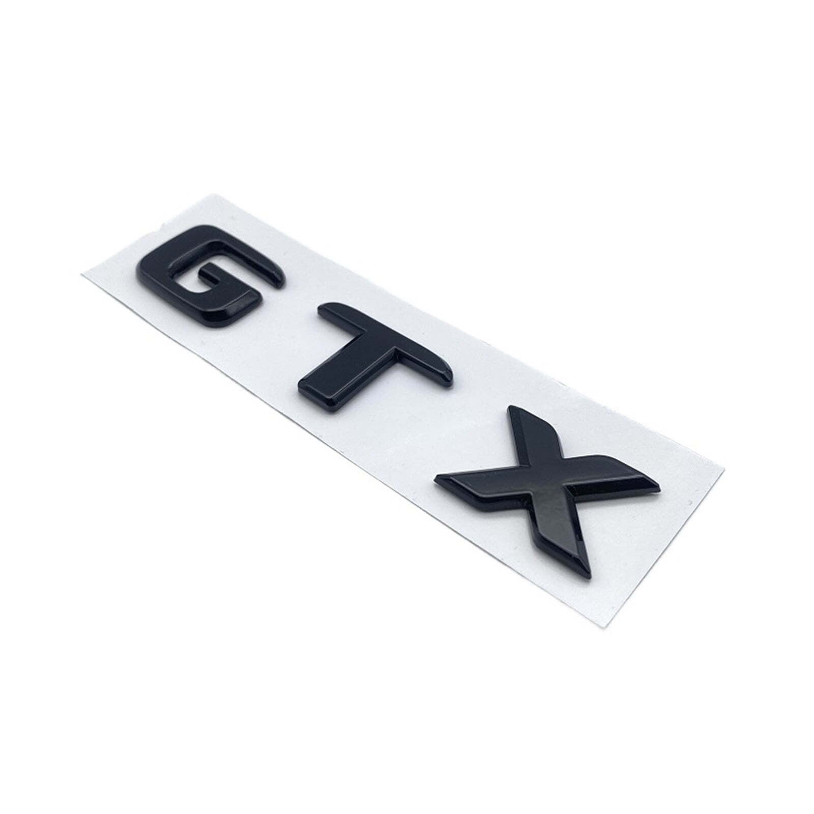 3D Flat Letters ABS Emblem GTX GTC ID4 ID6 Car Tailgate Trunk Lid Nameplate Badge Logo Sticker ...