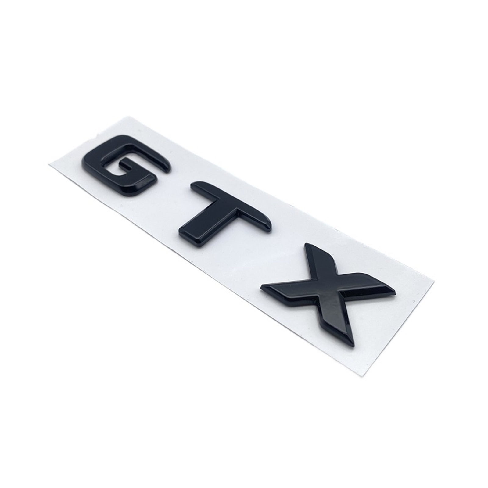 3D Flat Letters ABS Emblem GTX GTC ID4 ID6 Car Tailgate Trunk Lid ...