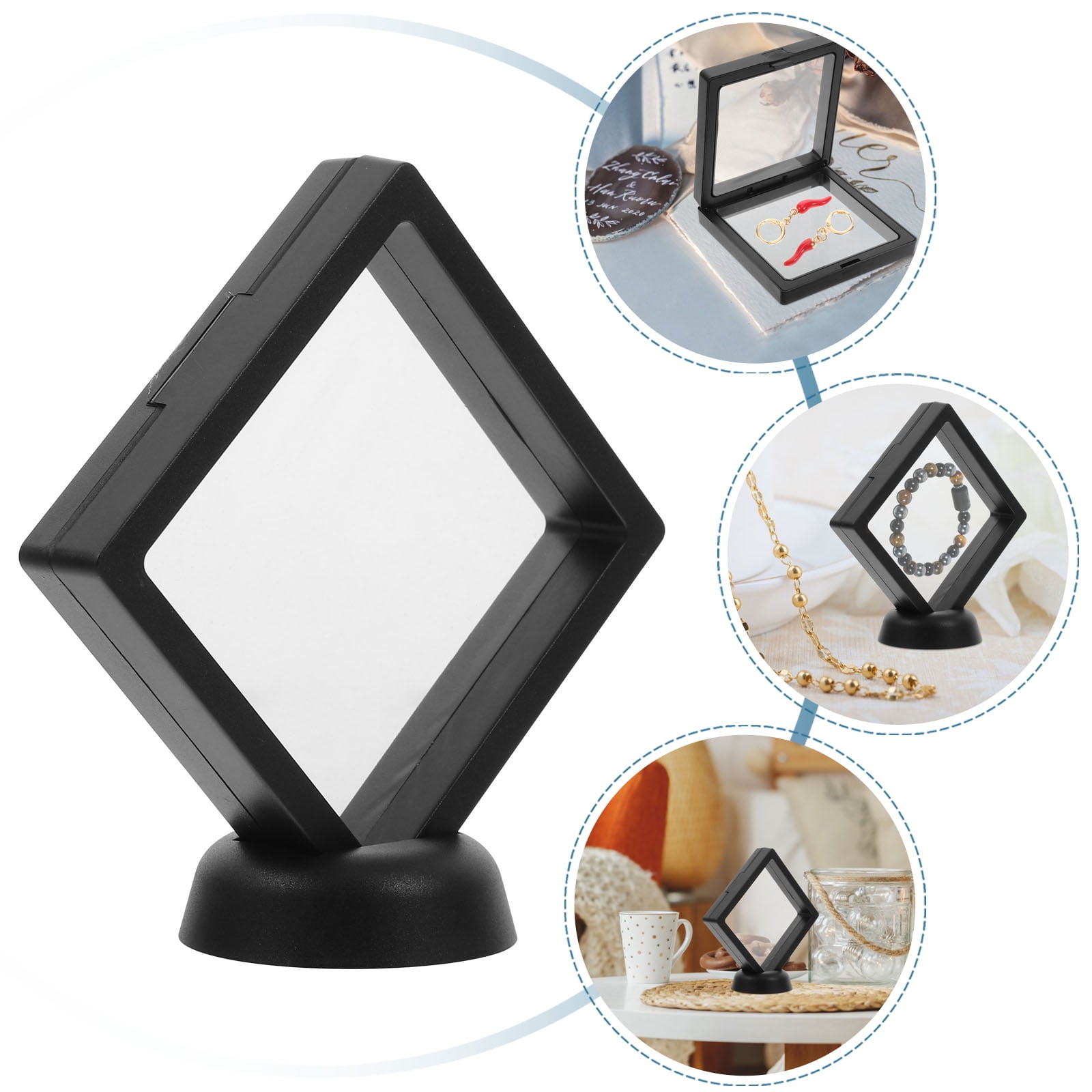 PartyKindom Shadow Box 3D Floating Frame Shadow Box Display Case ...