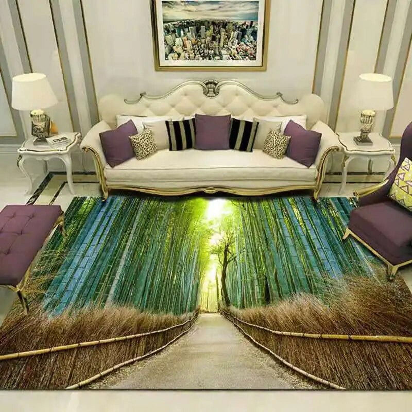 3D Floor Carpets Living Room Rugs Scenery Carpet Entrance Door Mat Home ...