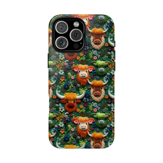 3D Floral Cow Country Aesthetic Phone Case 17 through 11 Pro Max ...