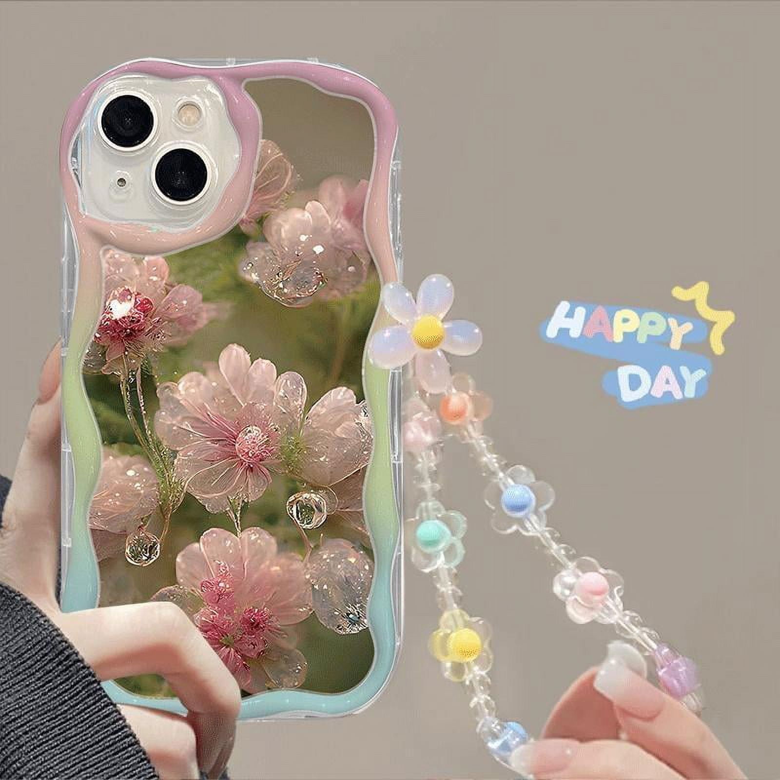 3D Flower Chain Case for Samsung Galaxy S24 S23 Ultra S21 Plus S20 FE A54 A34 A52 A53 A33 A35 ...