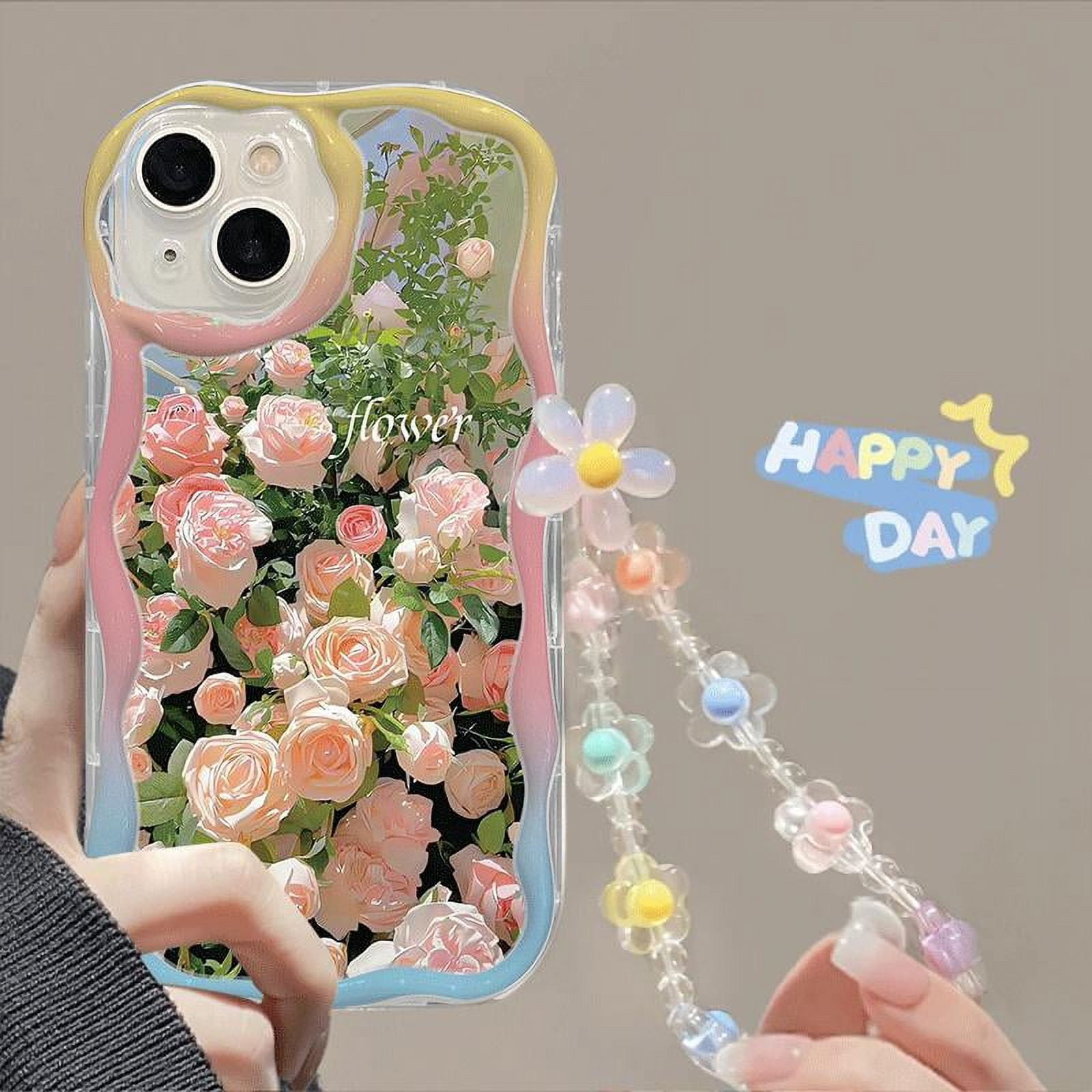 3D Flower Chain Case for Samsung Galaxy S24 S23 Ultra S21 Plus S20 FE A54 A34 A52 A53 A33 A35 ...