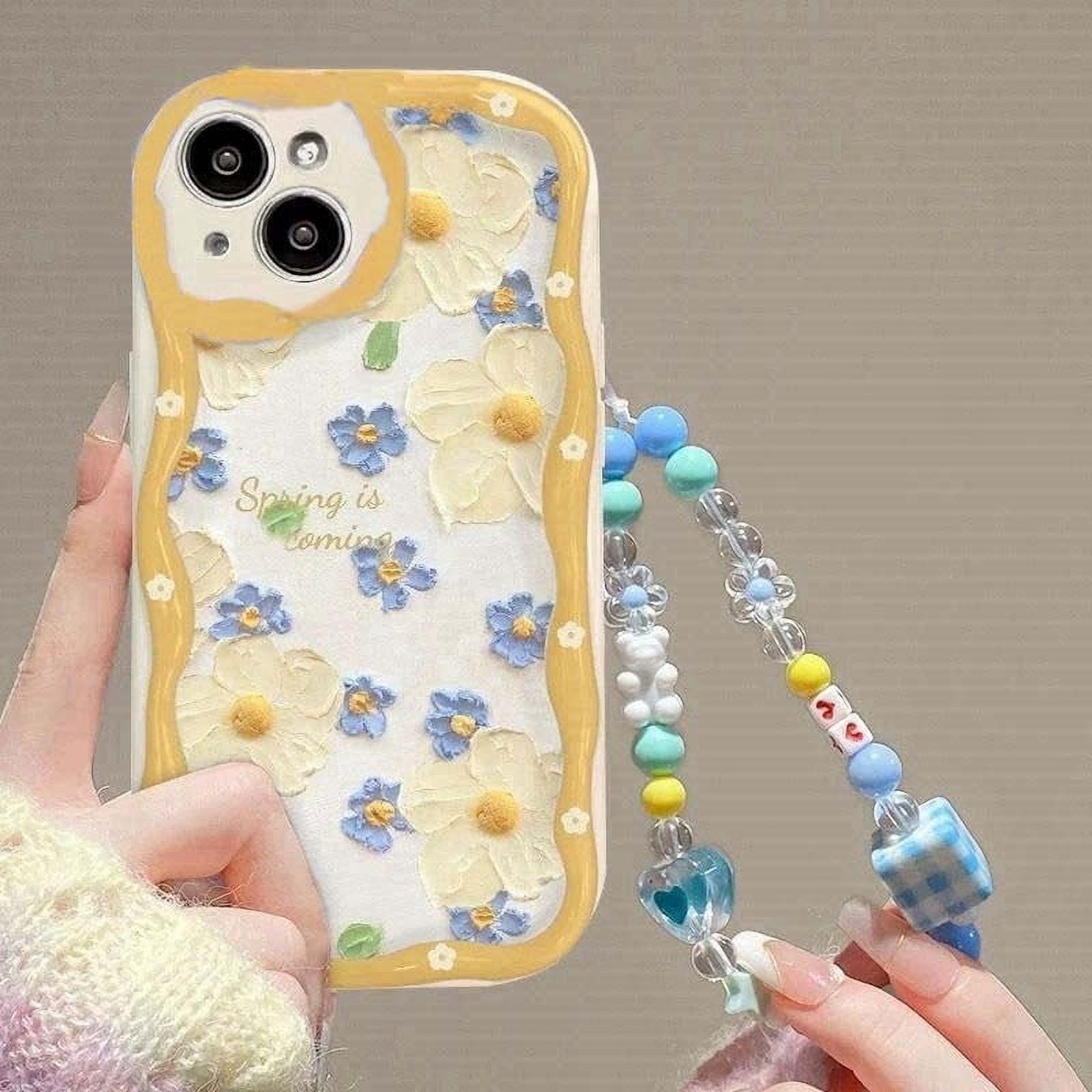 3D Flower Chain Case for Samsung Galaxy S24 S23 Ultra S21 Plus S20 FE A54 A34 A52 A53 A33 A35 ...