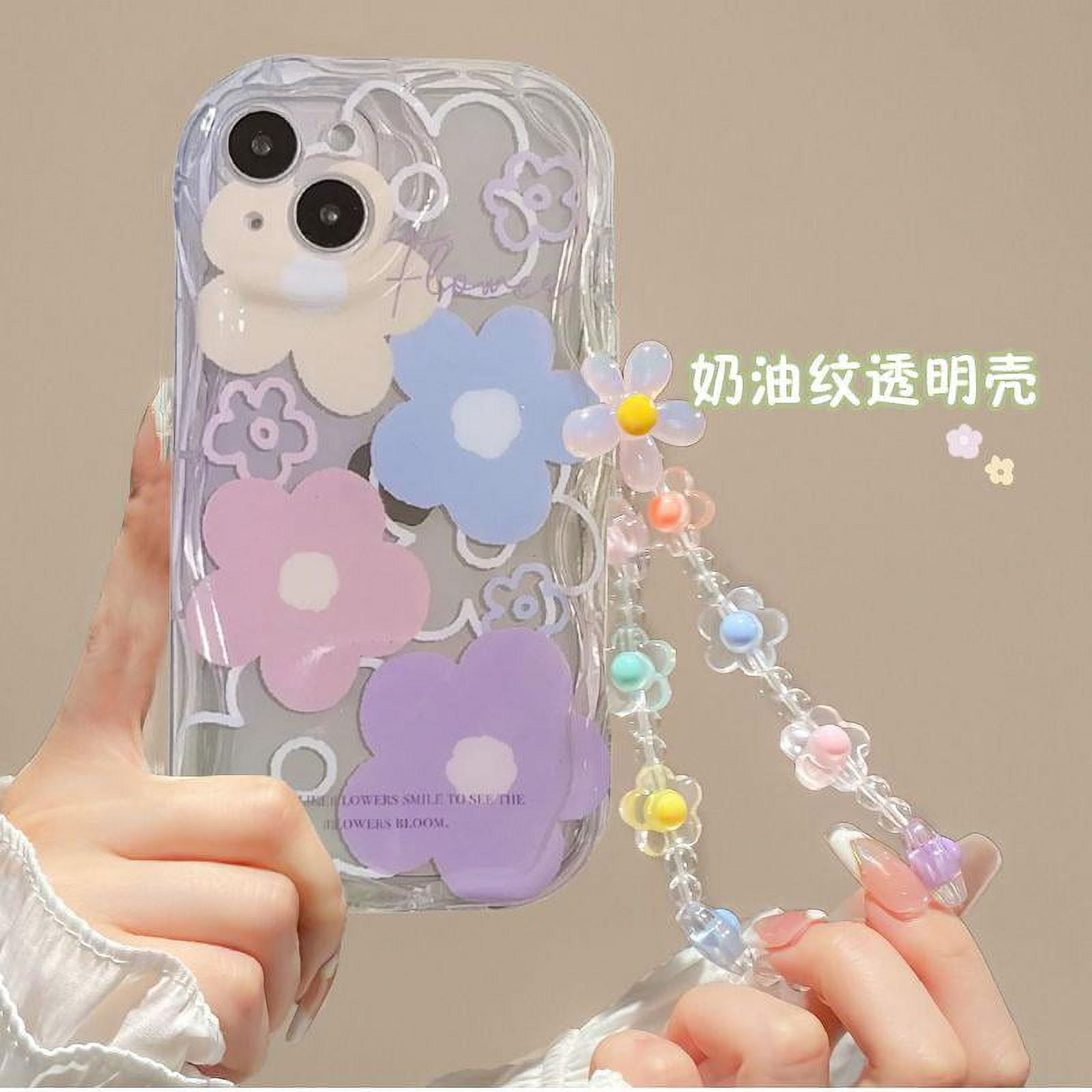 3D Flower Chain Case for Samsung Galaxy S24 S23 Ultra S21 Plus S20 FE A54 A34 A52 A53 A33 A35 ...