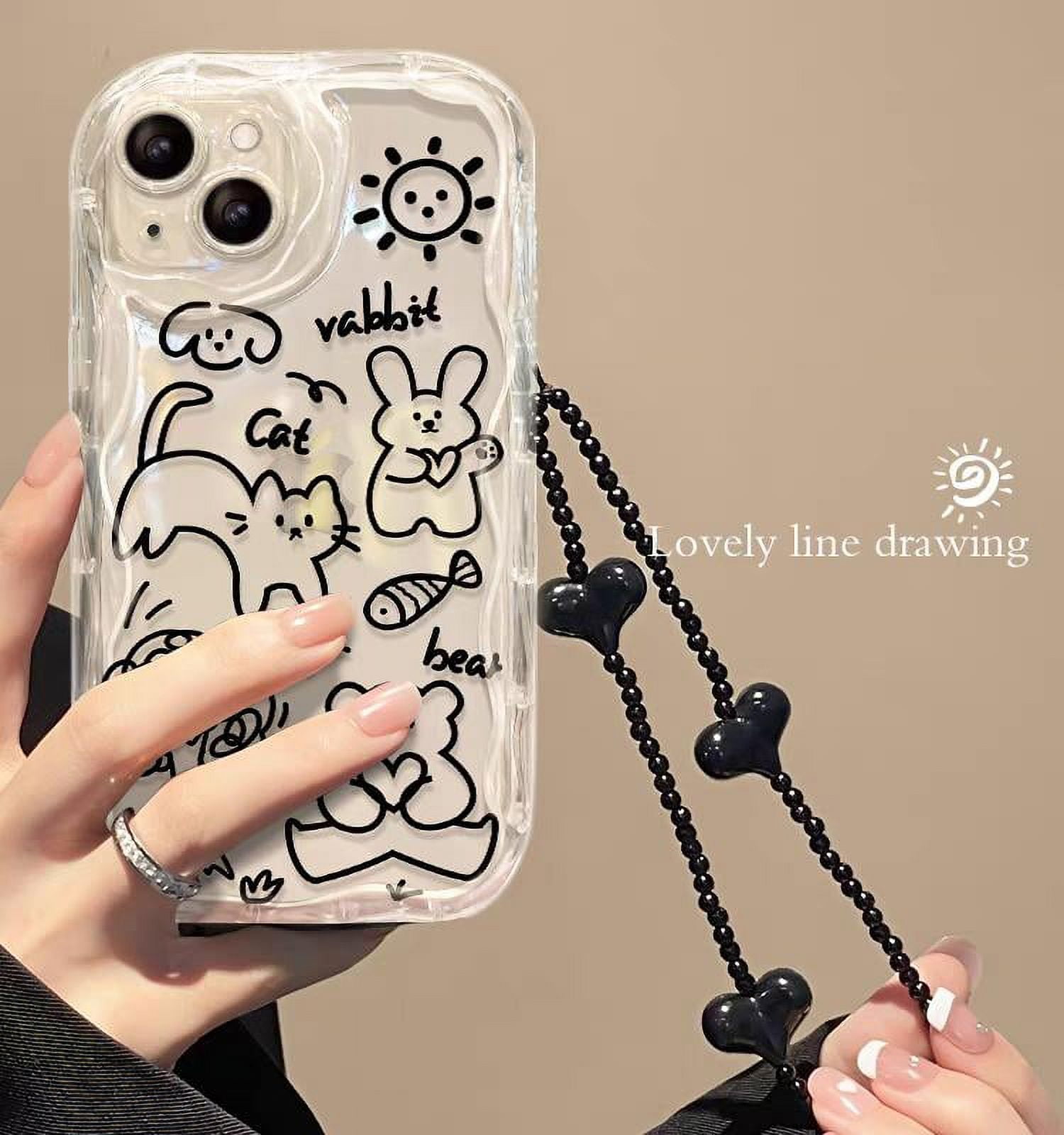 3D Flower Chain Lanyard Case for Samsung Galaxy S24 S23 Ultra S20 FE S21 S22 Plus A54 A34 A52 ...