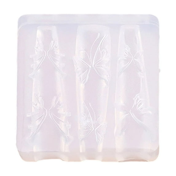 3D Flower Nails Art Silicone Molds Silicone Nails Carving Mold Bows ...