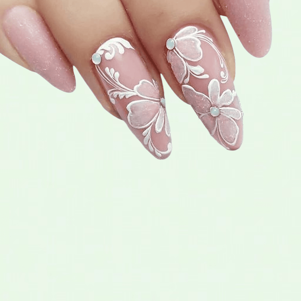 3D Flower Stickers, White Petal Flower Decals, Self-Adhesive Floral Art ...