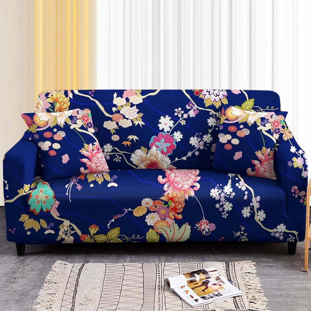 3D Flowers Elastic Sofa Cover for Living Room Sofa Covers Sectional ...
