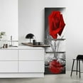 3D Flowers Pattern Fridge Wallpaper Sticker Refrigerator Door Kitchen ...