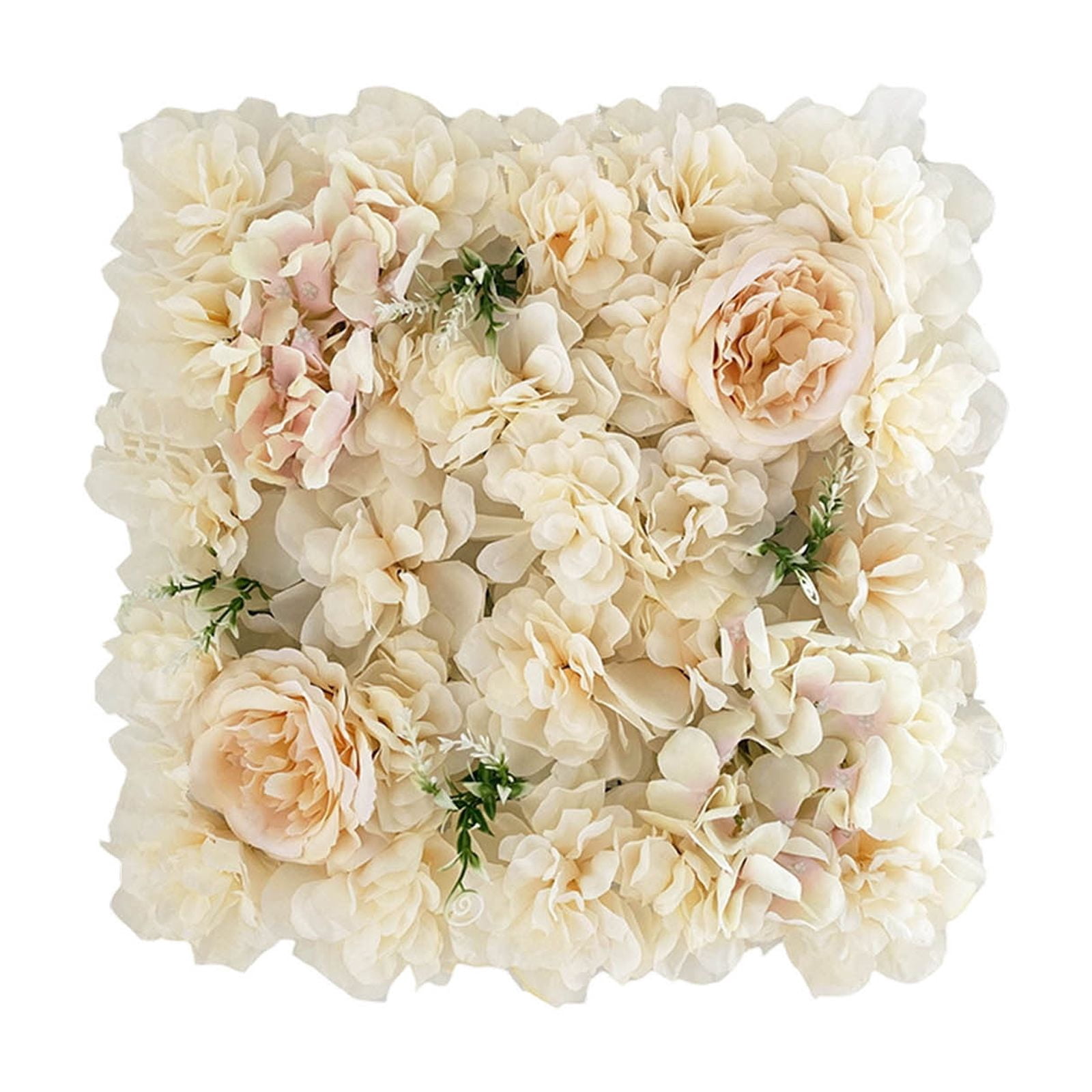 3D Flowers Wall Panel 13.7 * 13.inch-1Pcs Artificial Flower Wall ...