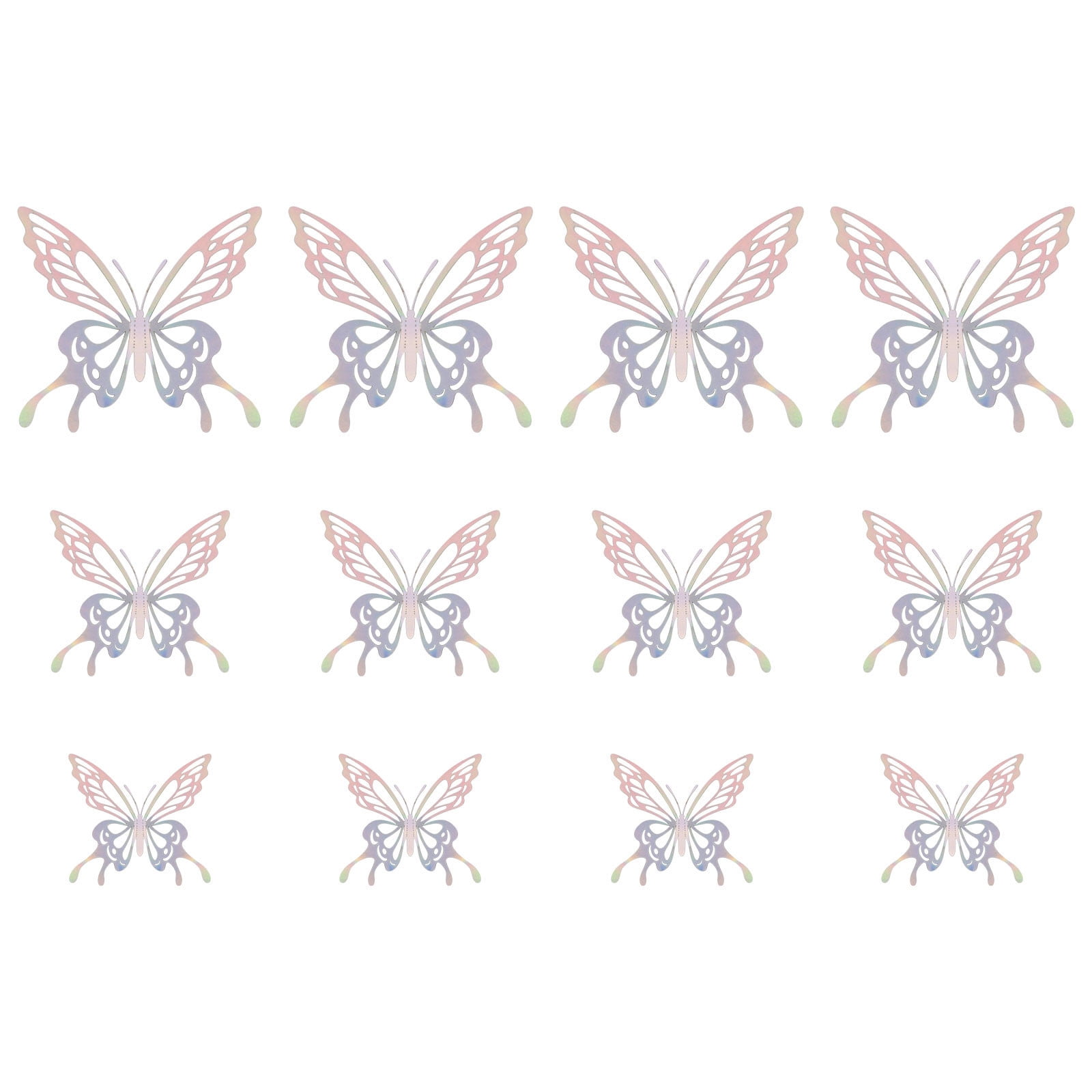 3D Flying Hollow Butterfly Home Decoration Festive Party Layout ...