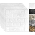 3D Foam Brick Wall Panels Peel And Stick 7mm Thickened Self-Adhesive ...