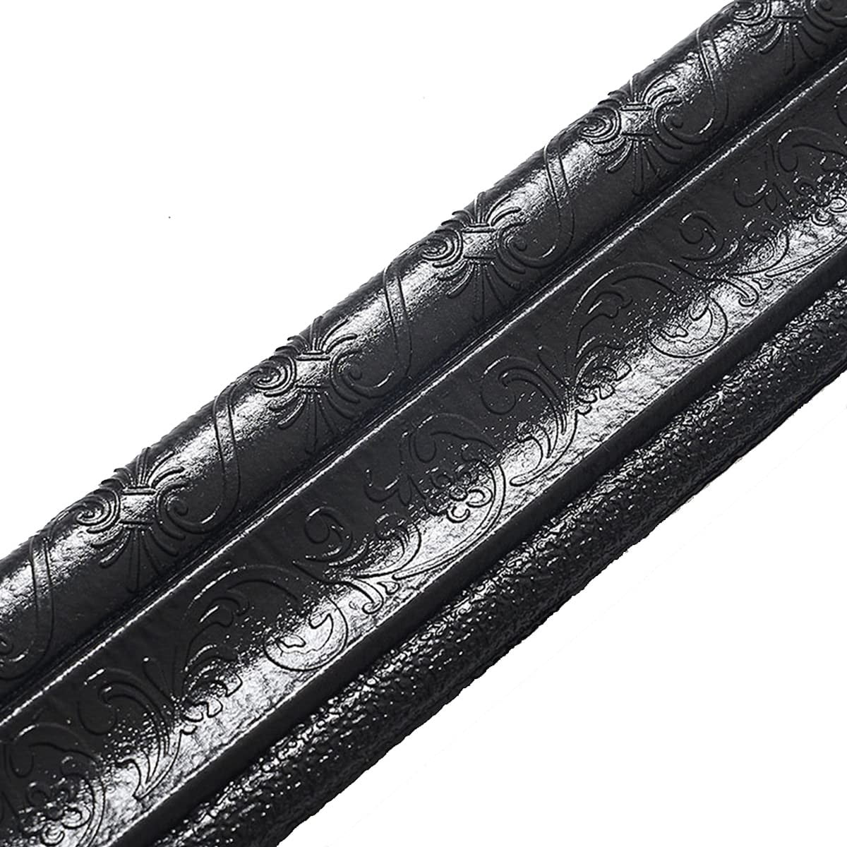 3D Foam Wall Edge Strip Stickers Self-Adhesive Waterproof Baseboard ...