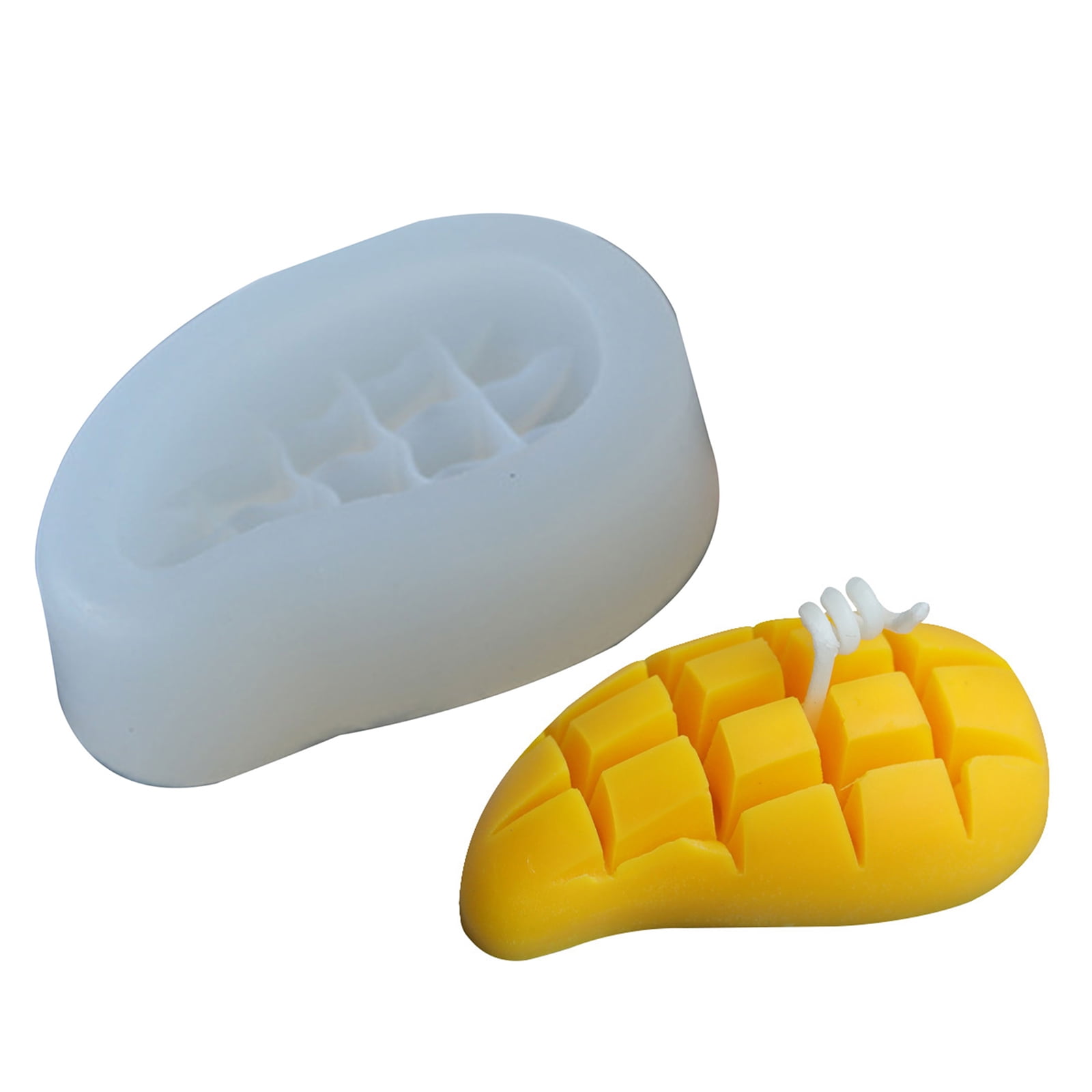 3D Fondant Mango-Shape Chocolate Candy Mold Polymer Craft Art DIY Mold ...