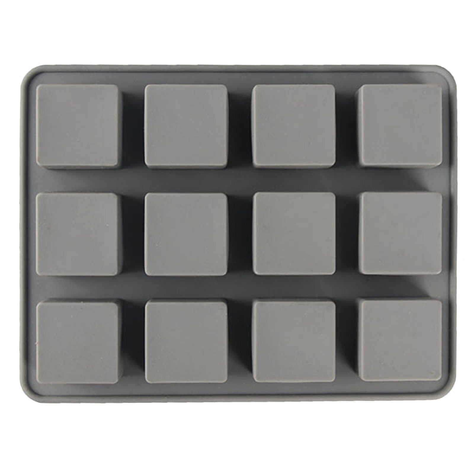 3D Fondant Square Cube Shape Chocolate Candy Mold Polymer Craft DIY ...