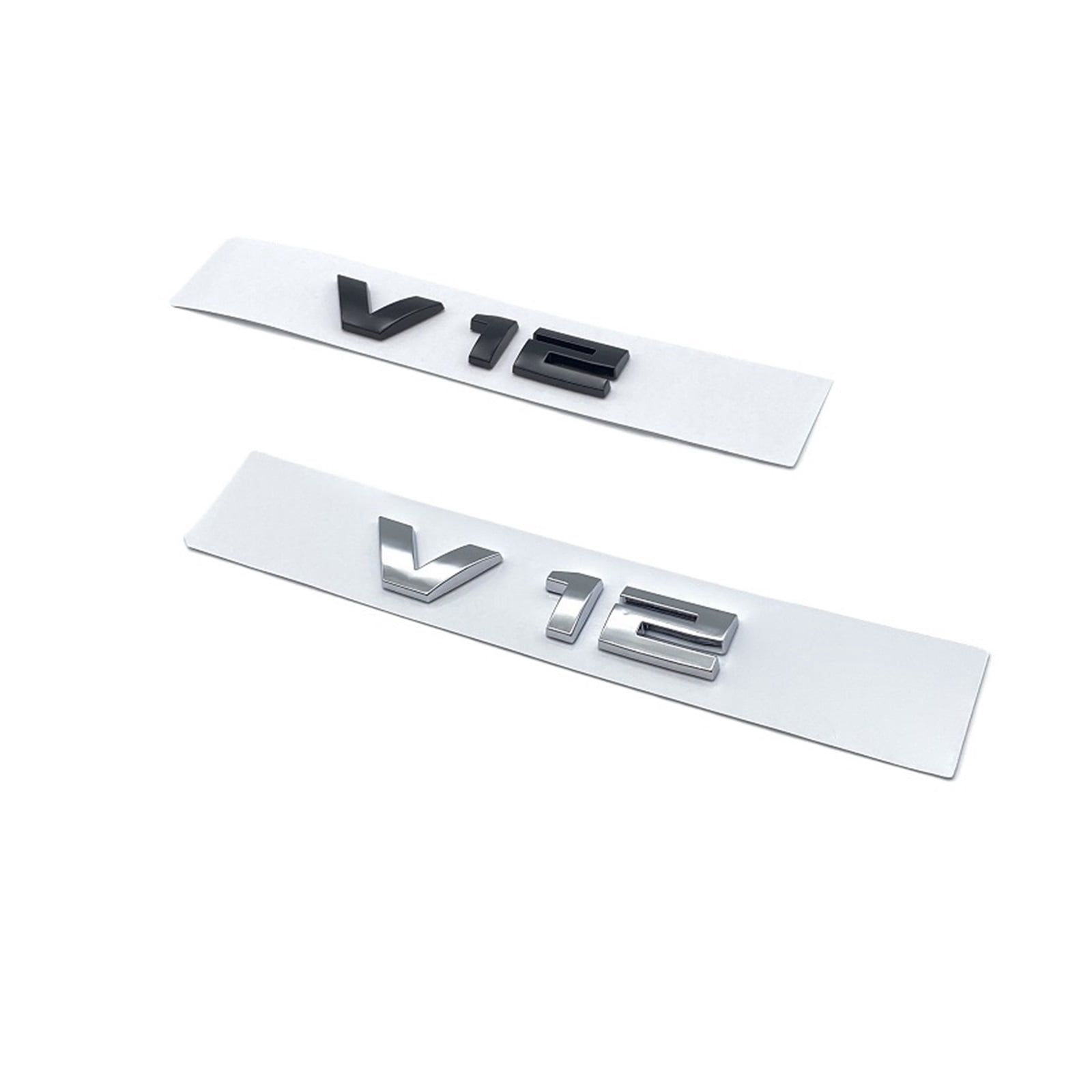3D Font Numbers Letters V12 Emblem Fit For BMW M760i Series F01 F02 G11 ...