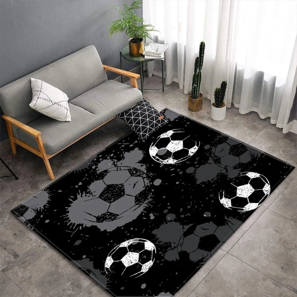 3D Football Field Large Carpet for Bedroom Living Room Home Decoration ...
