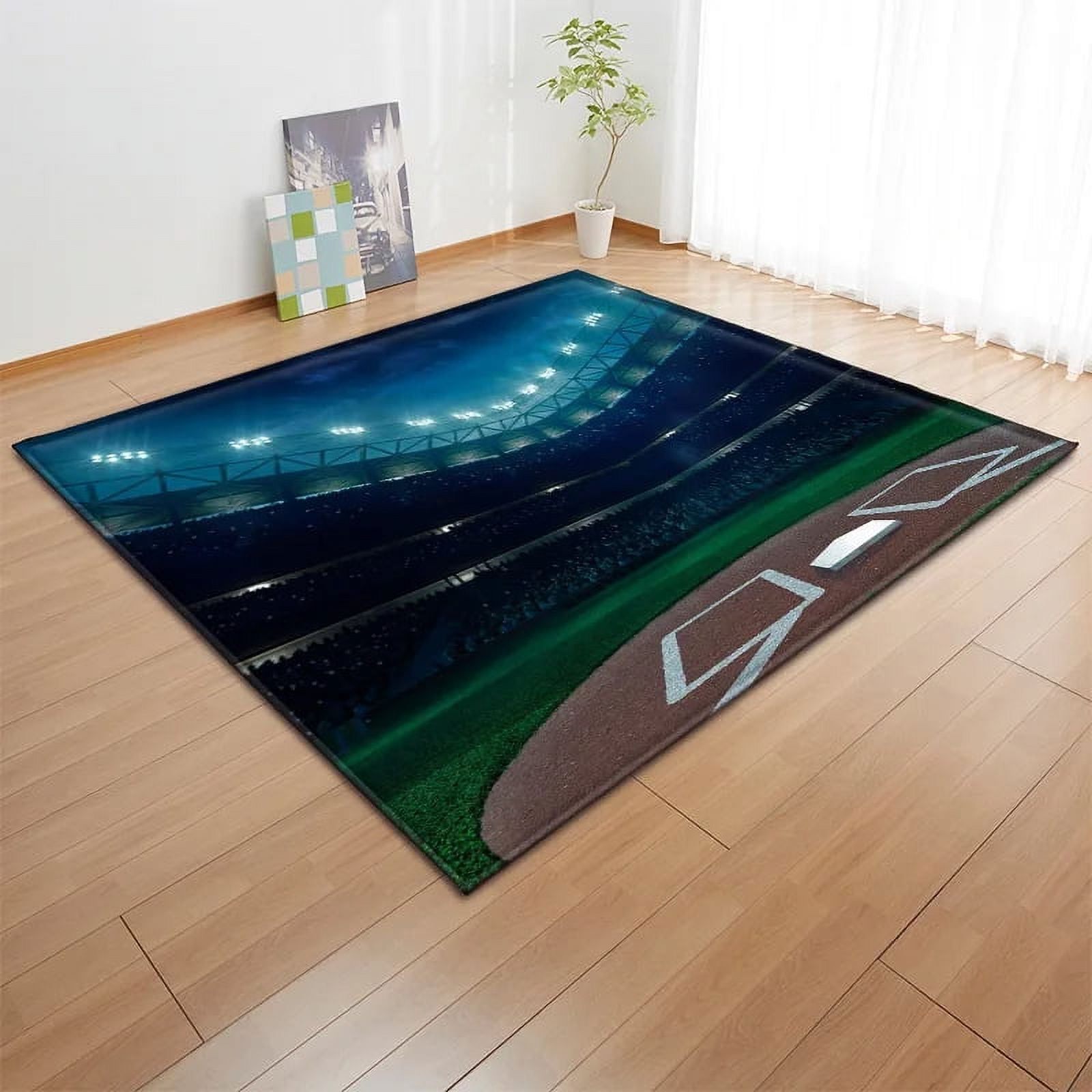 3D Football Field Large Carpet for Bedroom Living Room Home ration Rug ...