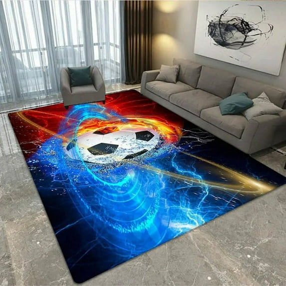 3D Football Football Stadium Printed Carpet Yoga Mat Living Room ...