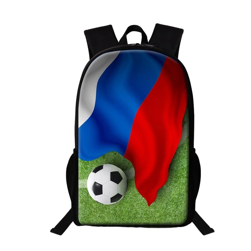 3D Football Pattern Print School Bags Teenager Backpack for Girls Boys ...